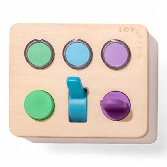 LOVEVERY | Toys | Lovevery Wooden Switchboard Montessori Fine Motor ...